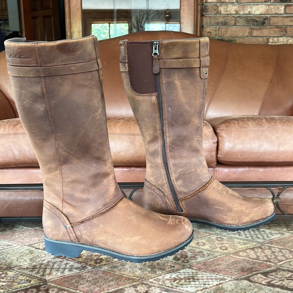 Eddie Bauer | Shoes | Nwot Size 85 Eddie Bauer Leather Trace Boot ...